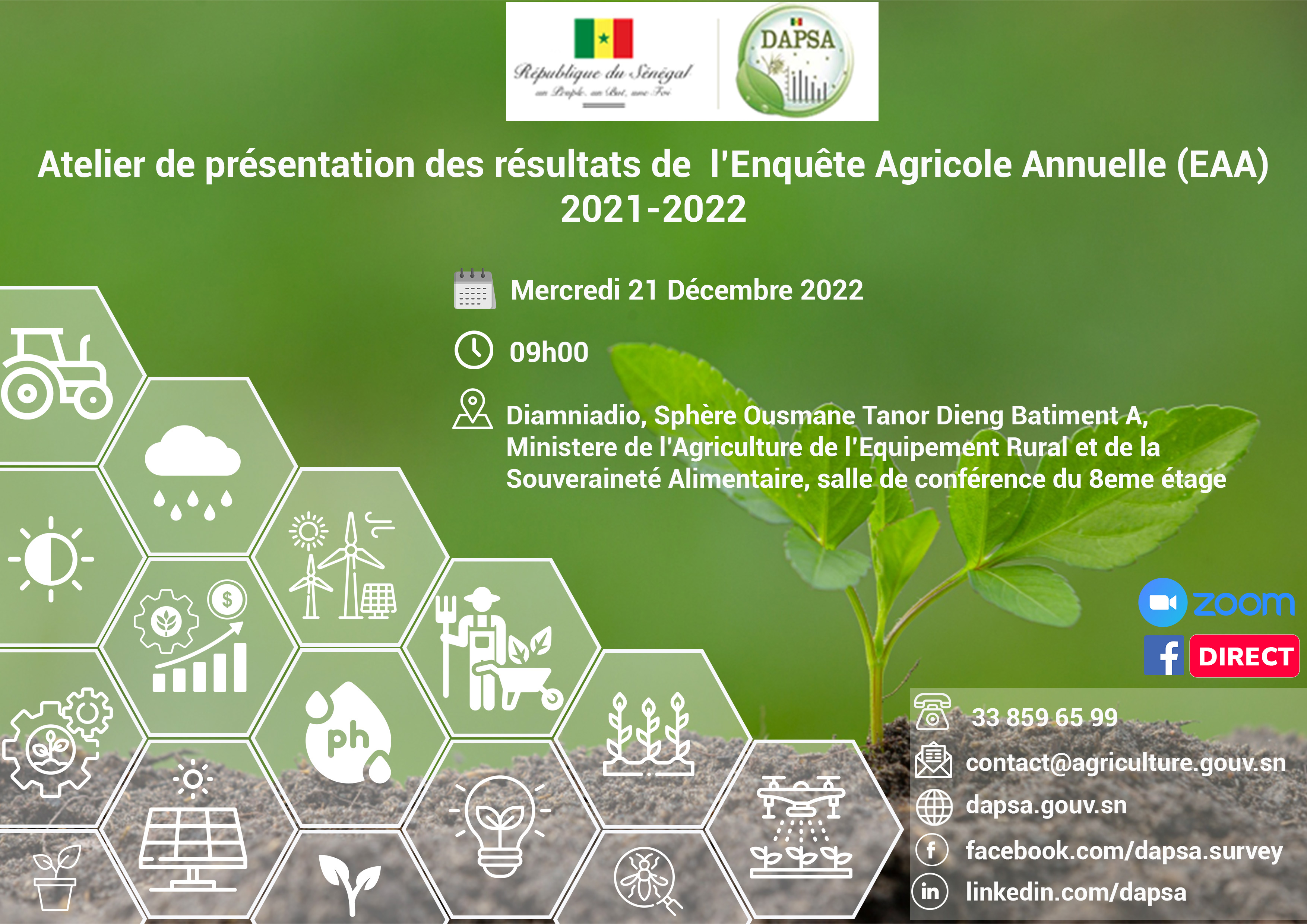 Direction de l'Analyse, de la Prévision et des Statistiques Agricoles - DAPSA